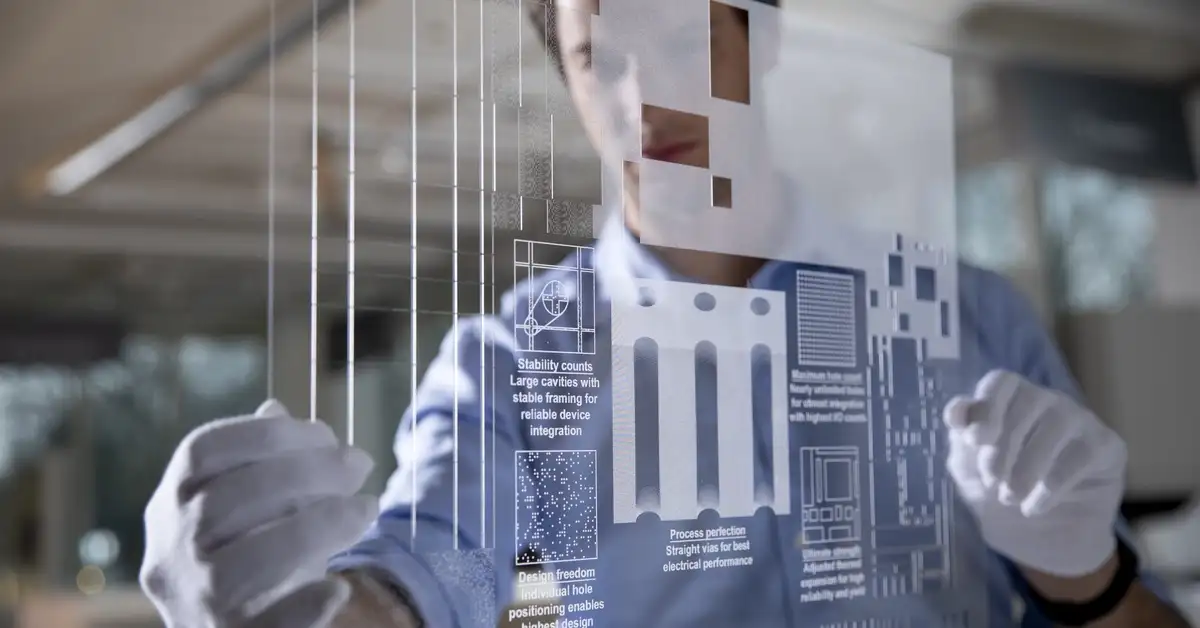 SCHOTT marks a new era of chip packaging with structured glass | SCHOTT